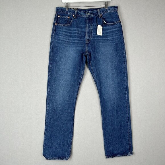 Levi's | Jeans | Levis Womens Jeans 33x32 Blue 5 Original Fit Straight ...